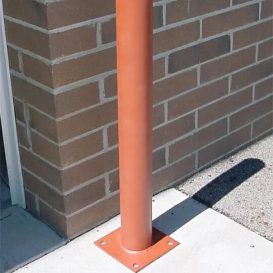 6" x 48" Surface Mount Steel Bollard | Primed Finish | Innoplast