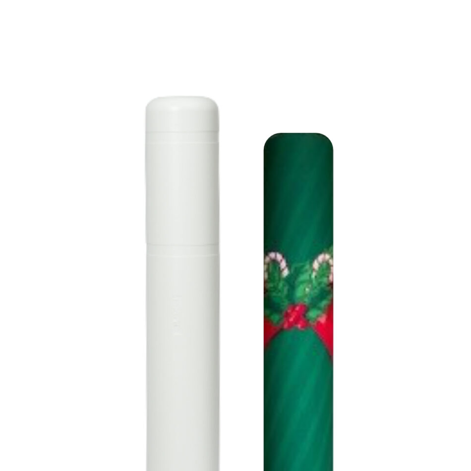 Green Gift Wrap Fabric WrapCover Kit with 7" x 60" Bollard Cover ...