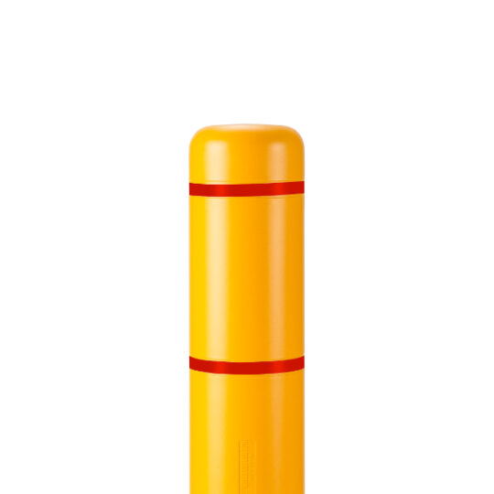 7" Post Covers | Federal Yellow Reflective Post Covers | Innoplast